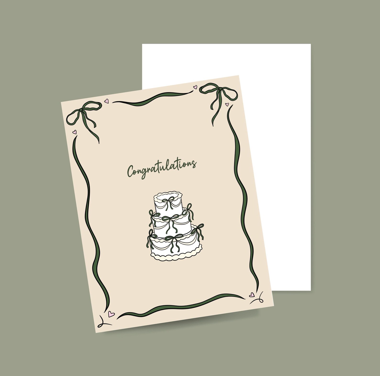 Wedding Card, Digital Download, Wedding Cake Whimsical Card, Hand Drawn ...