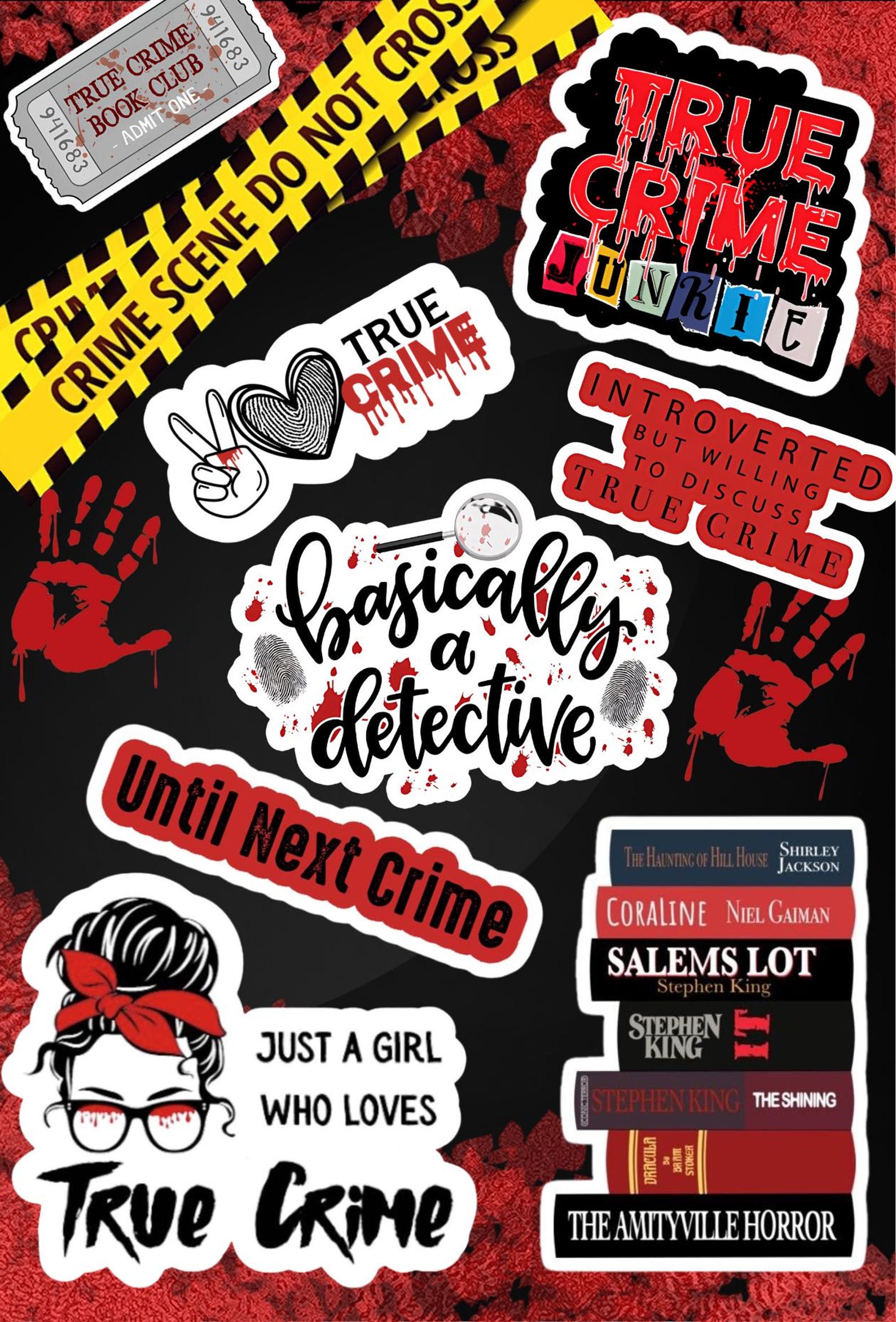 True Crime Kindle Insert | Printable Pdfs | Fits Kindle Paperwhite 10th ...