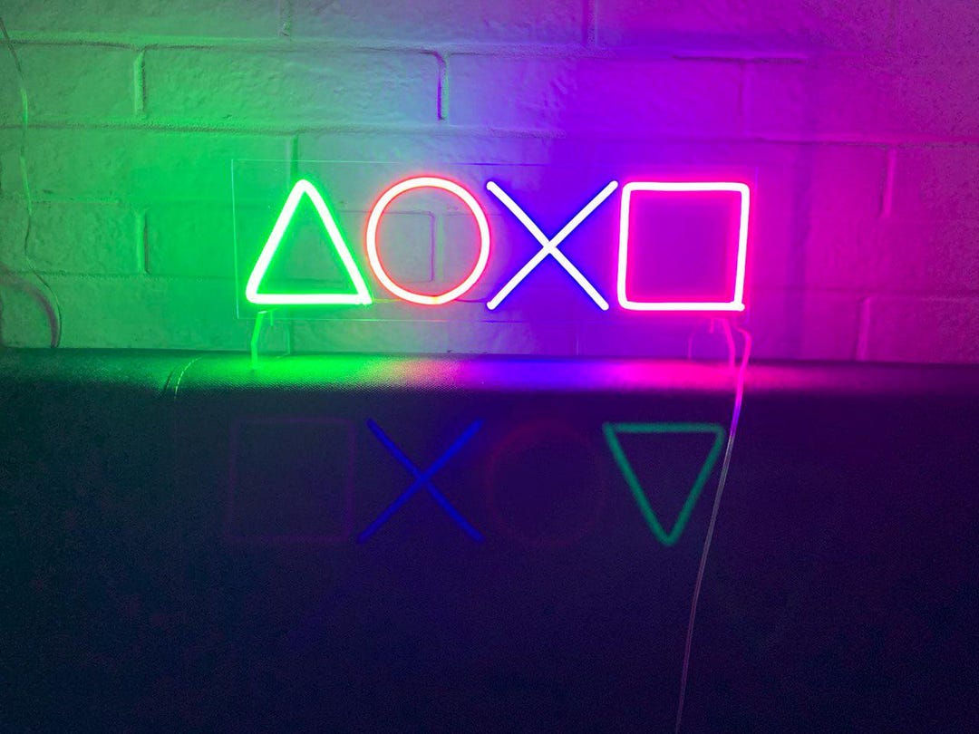 Playstation Neon Sign - Etsy