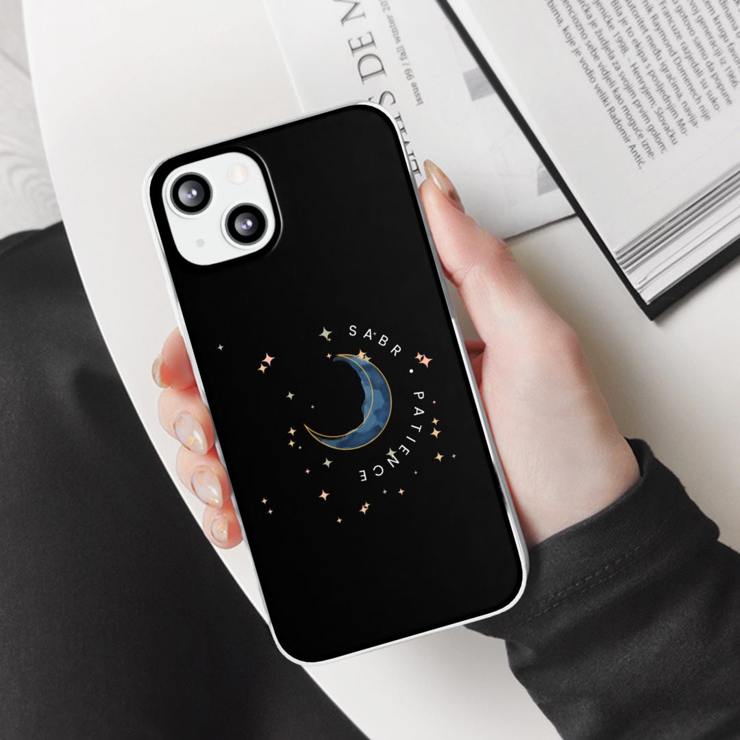 Crescent Moon Phone Case Aesthetic Spiritual Design for iPhone and ...