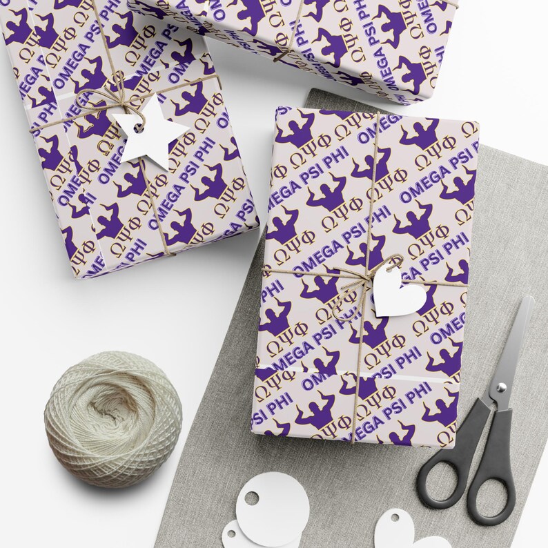 Omega Psi Phi Gift Wrap Paper - Etsy