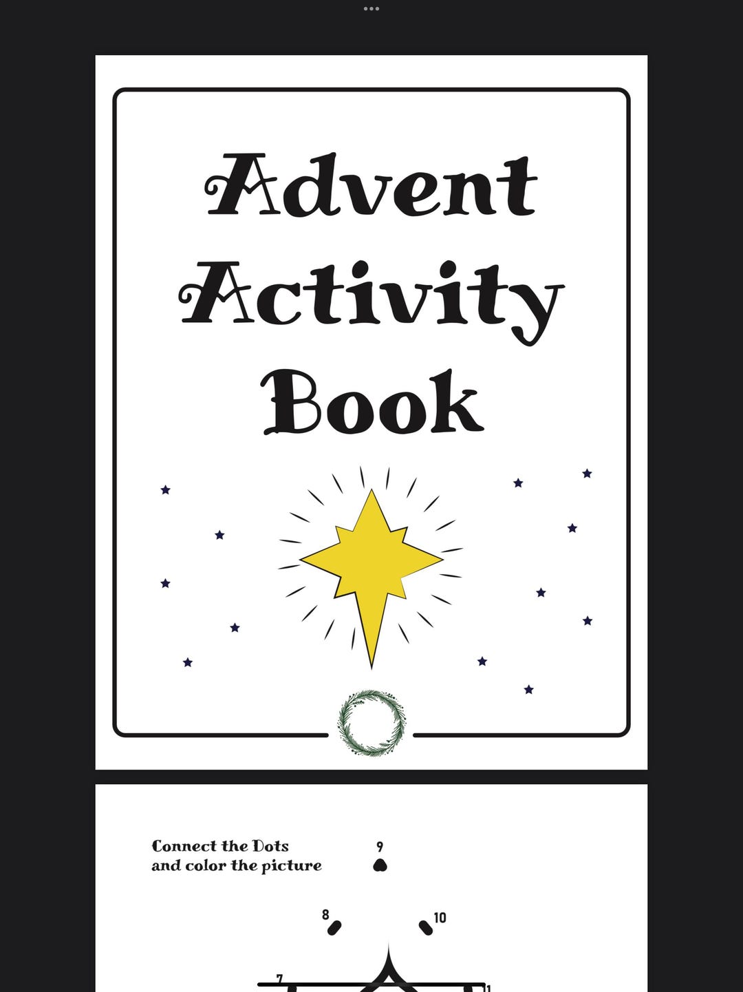 Kids Advent Activity Book Year C - Etsy