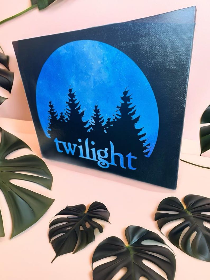 Twilight Canvas Wall Decor| Twilight Decor| Twilight Art | Gifts for ...