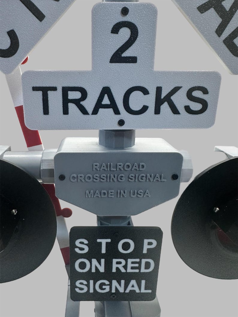 RAILROAD TRAIN CROSSING Signal Tabletop - Etsy