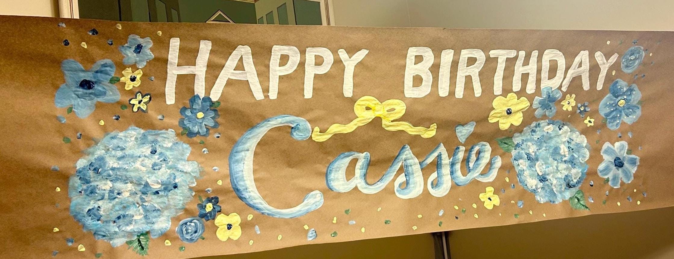 Hand Painted Banner - Etsy