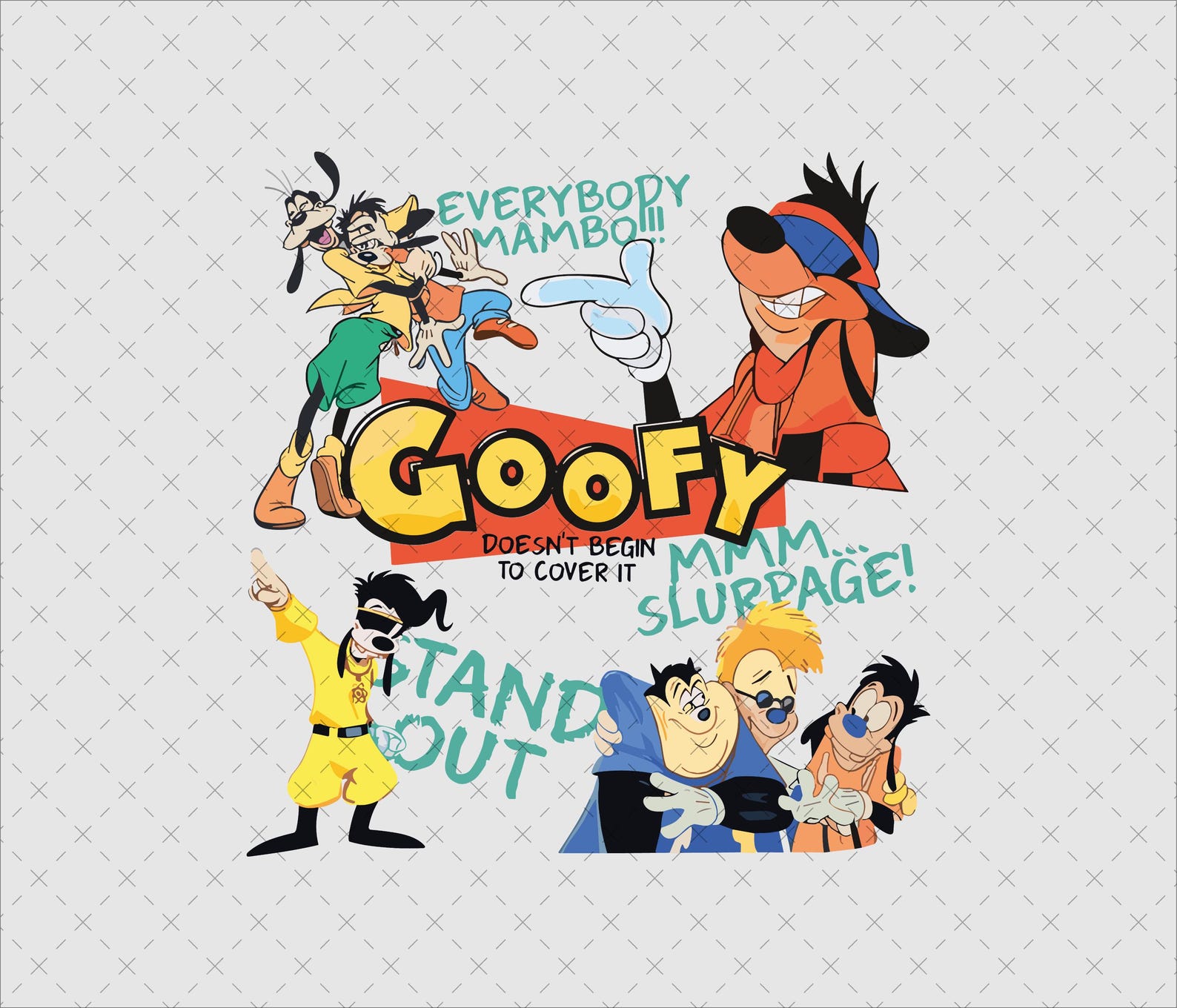 A Goofy Movie Powerline PNG, SVG (digital File) - Etsy