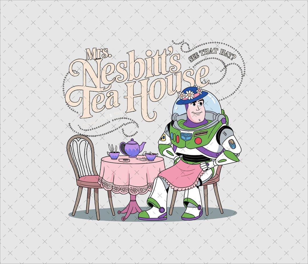 Mrs. Nesbitt's Tea Room Png, Toy Story Clipart (PNG, SVG) - Etsy