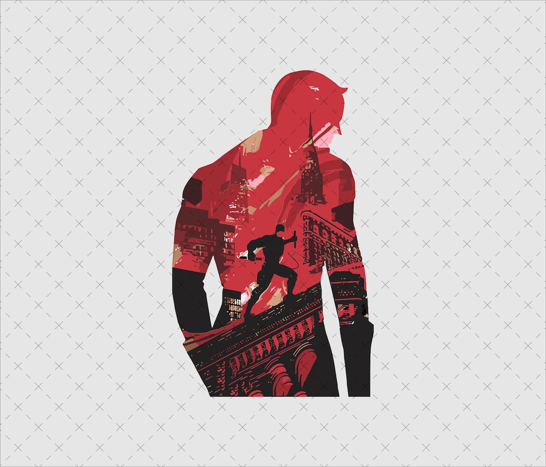 Retro Daredevil Png Svg, Daredevil Sublimation Design, Avengers Png ...