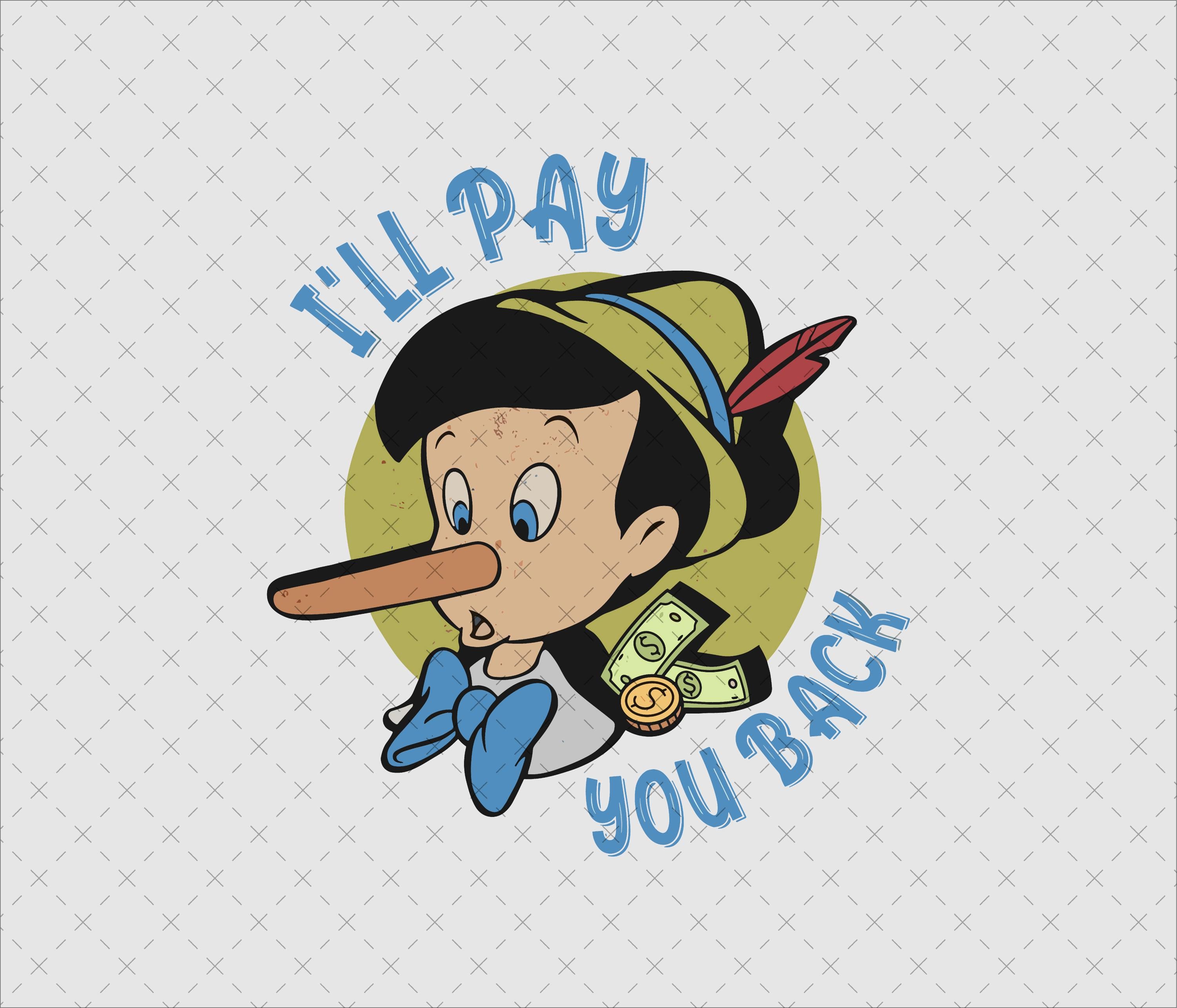 Pinocchio Png Clipart, Pinocchio Round Design, Pinocchio Birthday, Instant Download - Etsy
