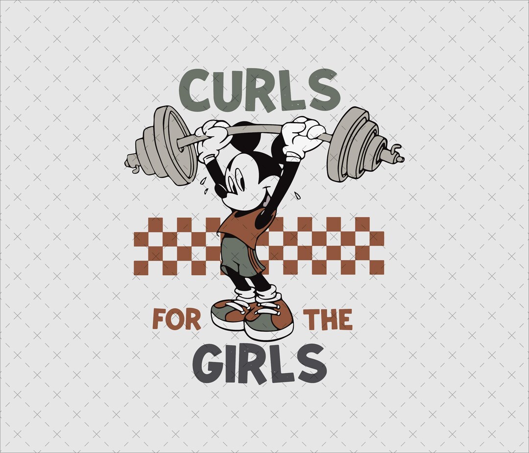 Retro Mickey Mouse Gym SVG, PNG (digital Download) - Etsy