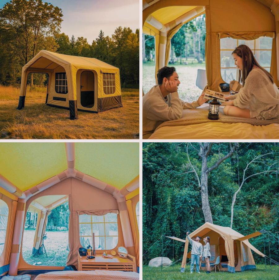 Nimbus Inflatable Cabin Tent | 10ft 8ft Ceiling With Front Porch - Etsy
