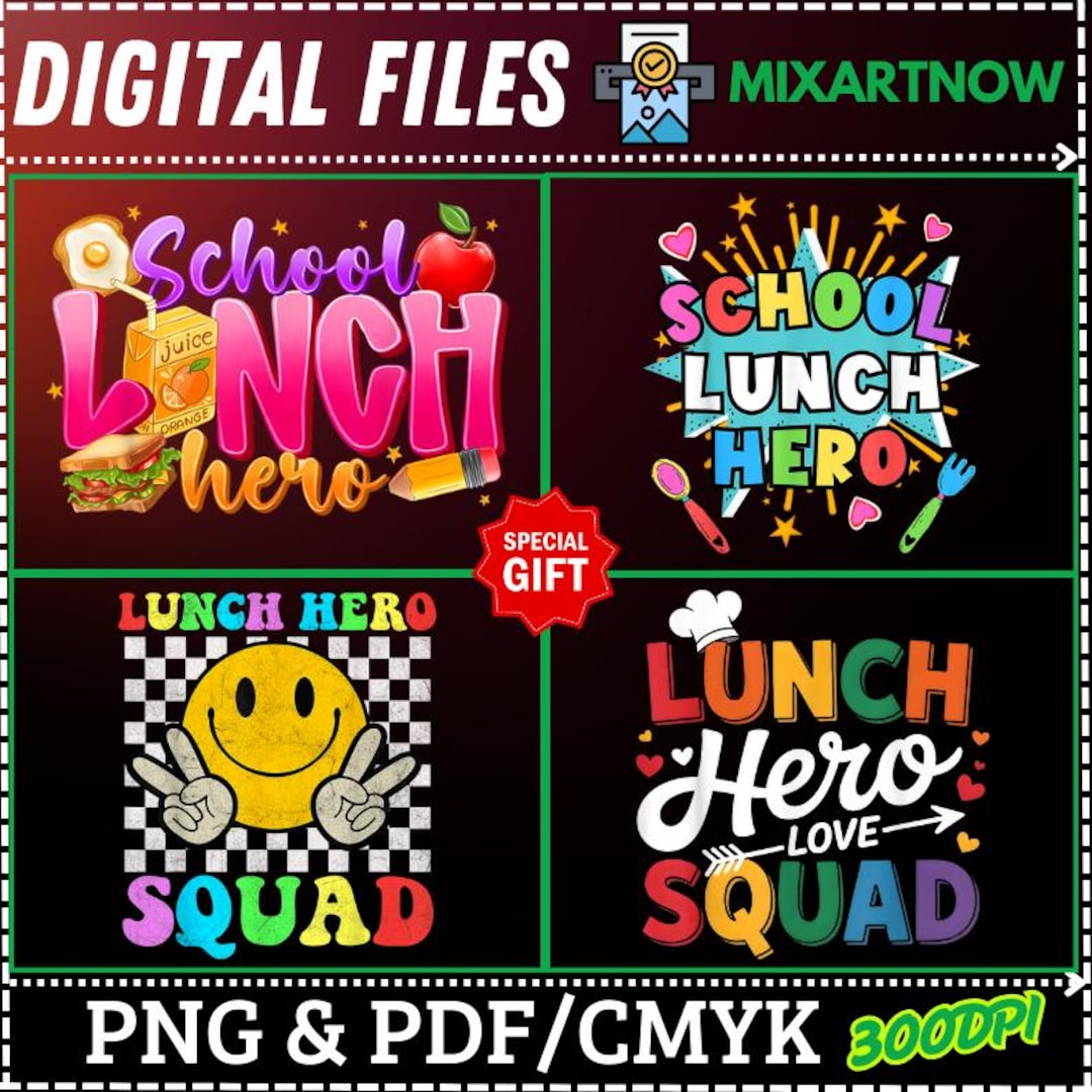 Gift 4 Design School Lunch Hero Png,lunch Lady School Cafeteria Worker ...