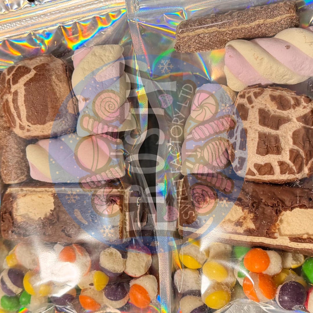 Freeze Dried Sweets Mix Bag With Skittles, Chocolate Mallow Mix Variety ...