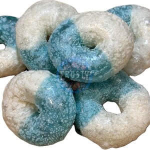 Freeze Dried Candy Blue Raspberry Rings USA Sweets - Etsy