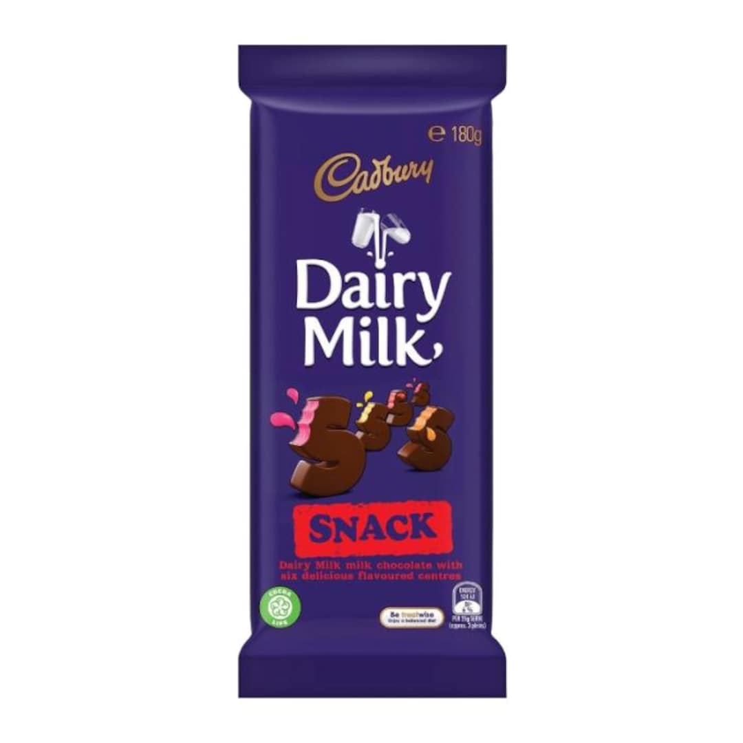 Cadbury Dairy Milk Snack (180g), Australian Milk Chocolate - Etsy