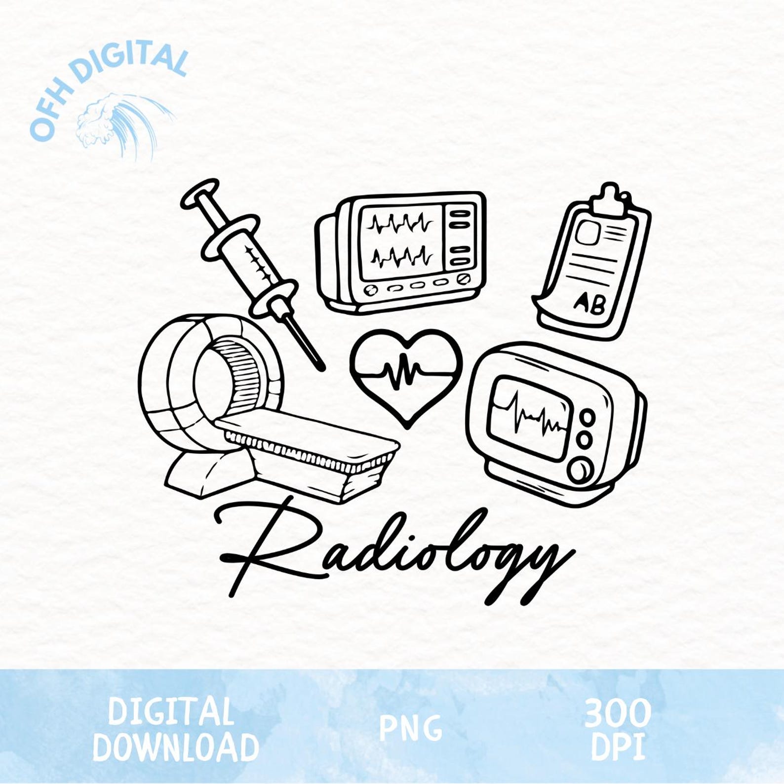 Radiology Nurse Png, Radiology Doctor Doodle Png, Radiology Student Png ...