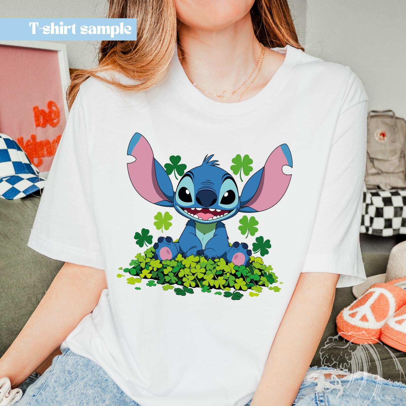 Lucky Stitch Png, Cartoon Lucky Day Png, St Patricks Day Png, Lucky ...