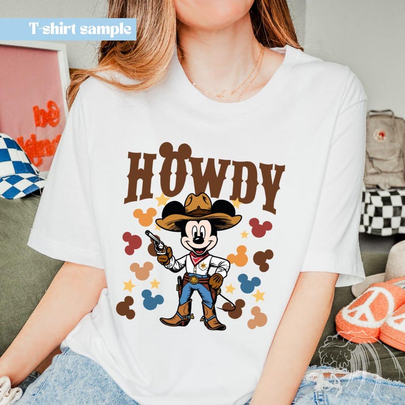 Howdy Mouse Png, Western Mouse Png, Cowboy Mouse Png, Disney Cowboy ...