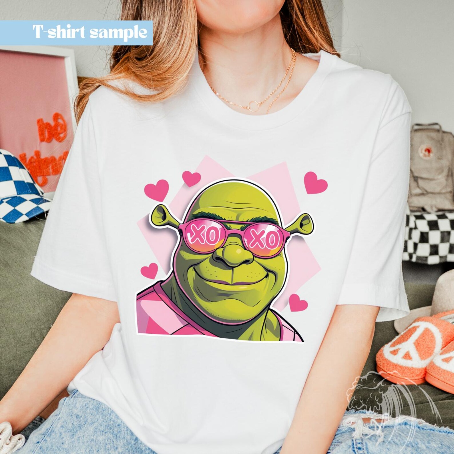 Xoxo Shrek Valentine's Day Png, Cartoon Valentine's Day Designs Png ...