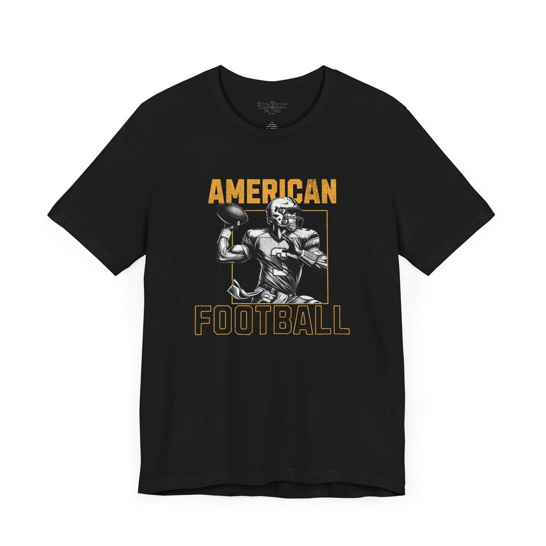 American Football Shirt, Quarterback Football Shirt, Football Player ...