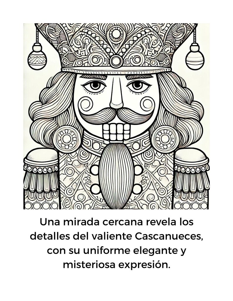 El Cascanueces Libro para colorear - Etsy México