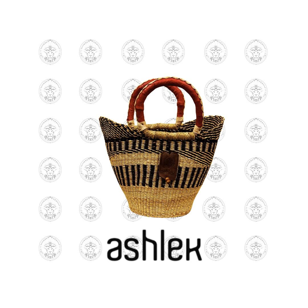 Handwoven Top Handle Handbag - Handmade Grass Purse - African Woven ...