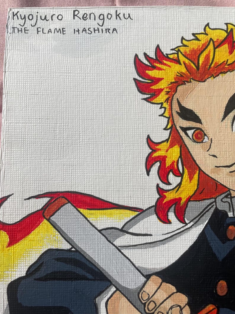 Kyojuro Rengoku From Demon Slayer - Etsy