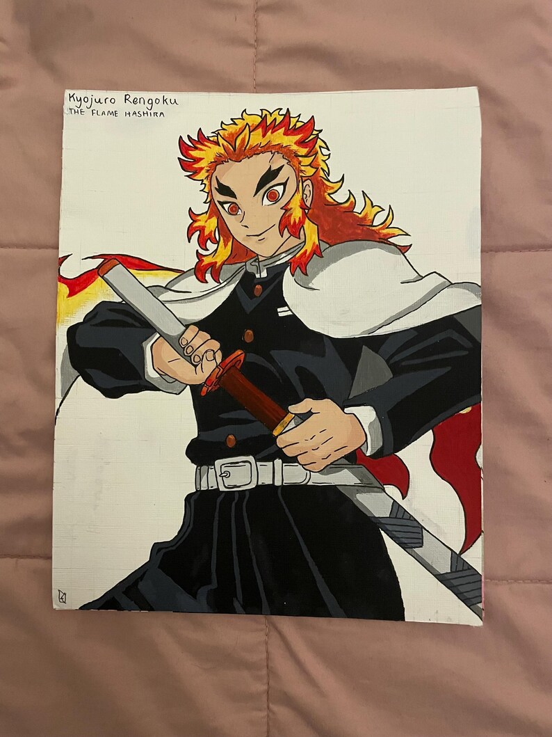 Kyojuro Rengoku From Demon Slayer - Etsy