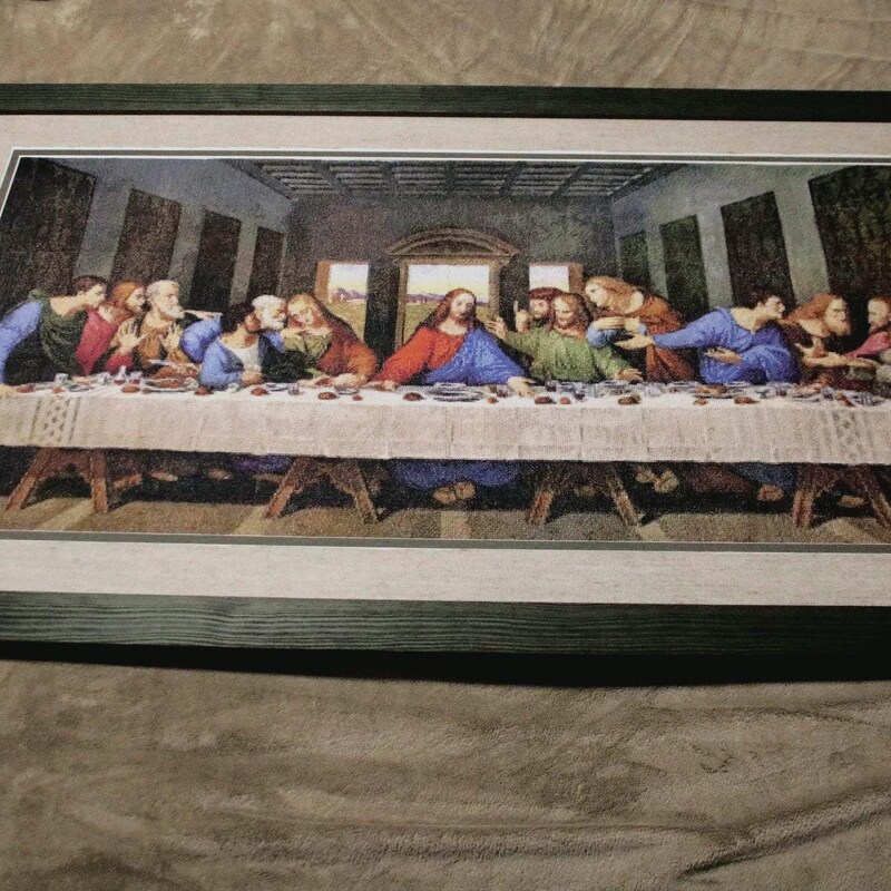 Last Supper Cross Stitch - Etsy