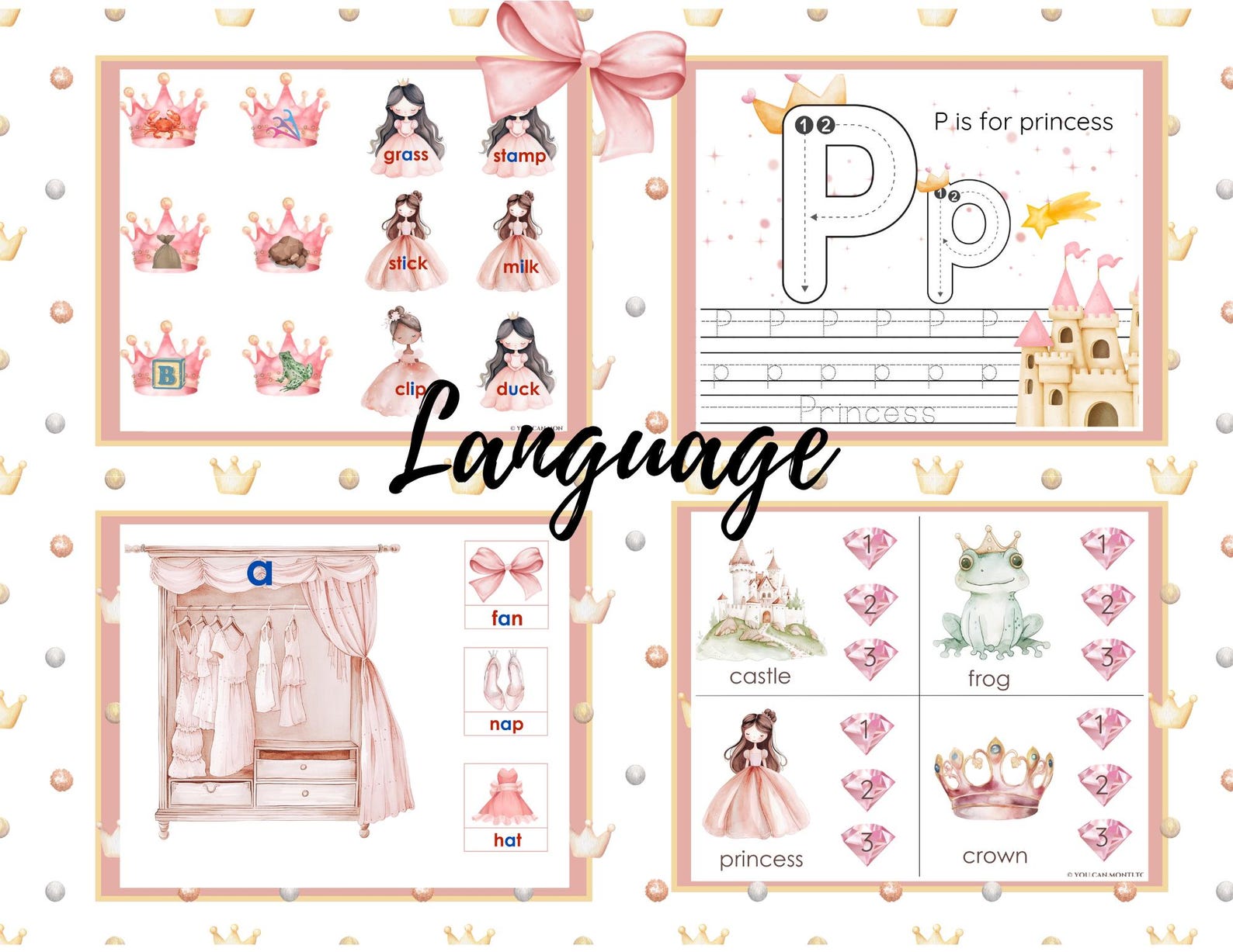 Princess Activity Unit (montessori Inspired) - Etsy