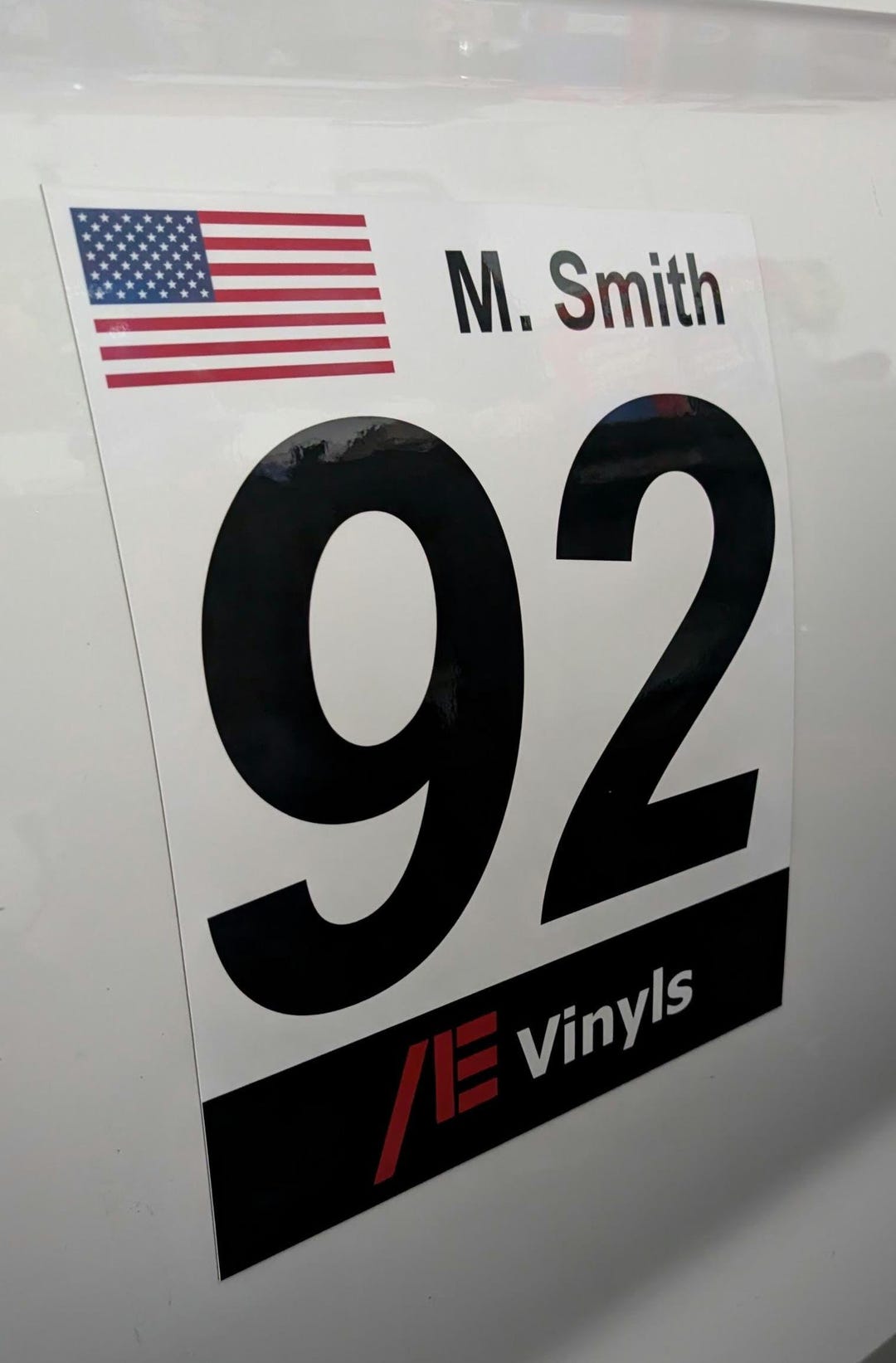 Custom Race Number (vinyl Decal or Magnet) - Etsy