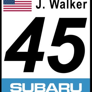 Custom Race Number (vinyl Decal or Magnet) - Etsy