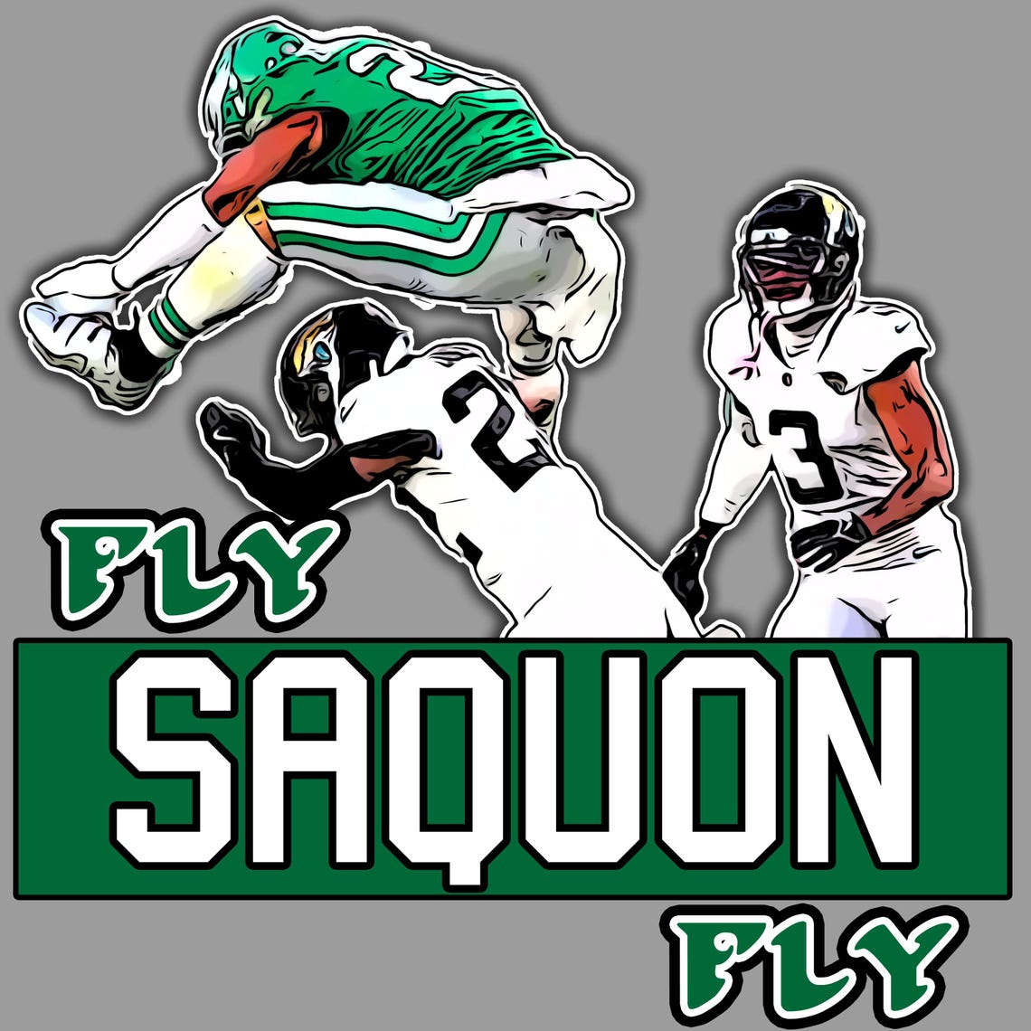 Fly Saquon Fly PNG File - Etsy