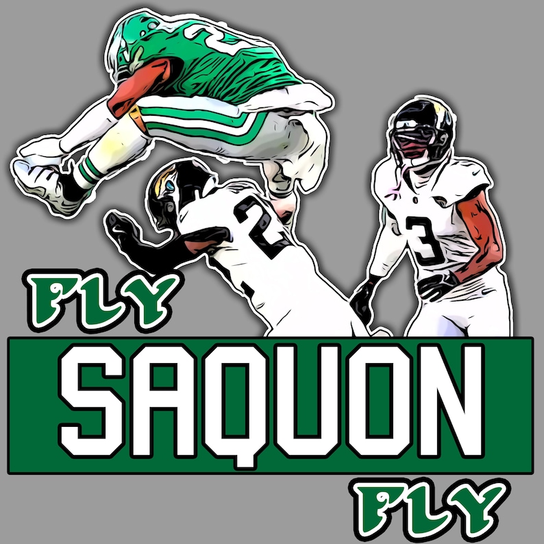 Fly Saquon Fly PNG File - Etsy