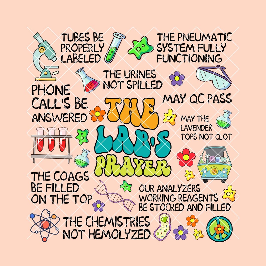 Lab Week 2025 Png, the Lab's Prayer Png, Medical Lab Science ...