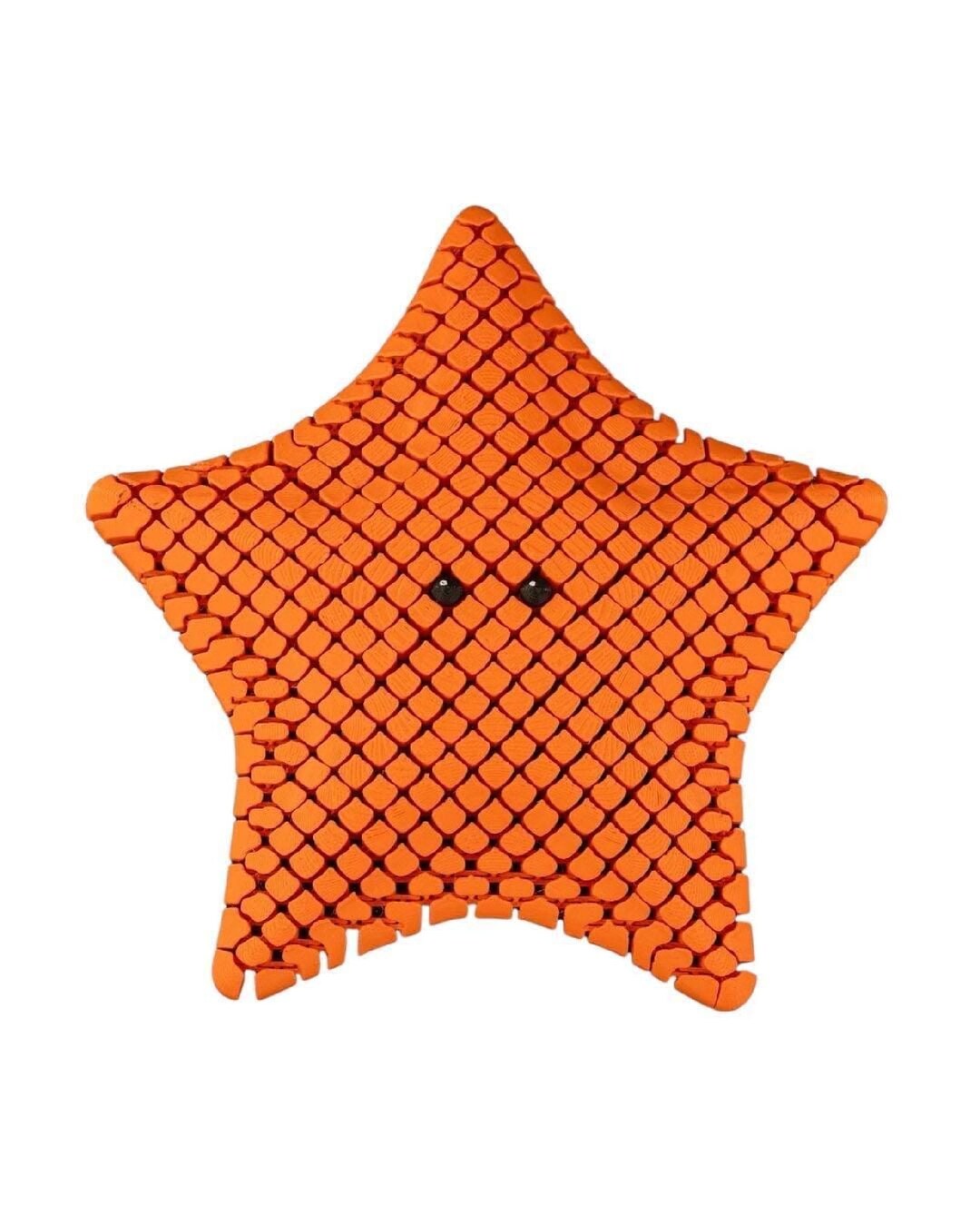 Starfish Flexi Articulated Fidget Toy – 3-D Printed Ocean Desk Pet for ...