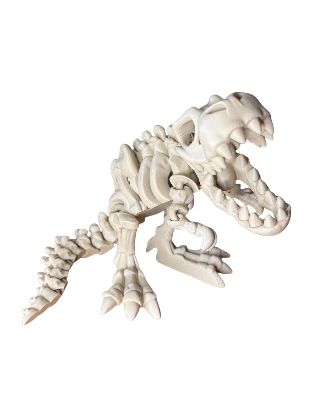 Flexi Skeleton T-rex W/ Free Bone – 3D Printed Tyrannosaurus Dinosaur ...
