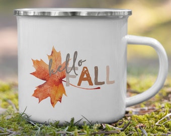 Autumn Leaf Coffee Mug - Etsy