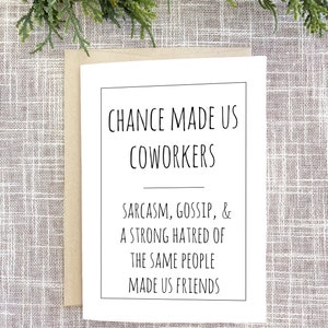 Sarcastic Going Away Retirement Printable Card, Chance Made Us ...
