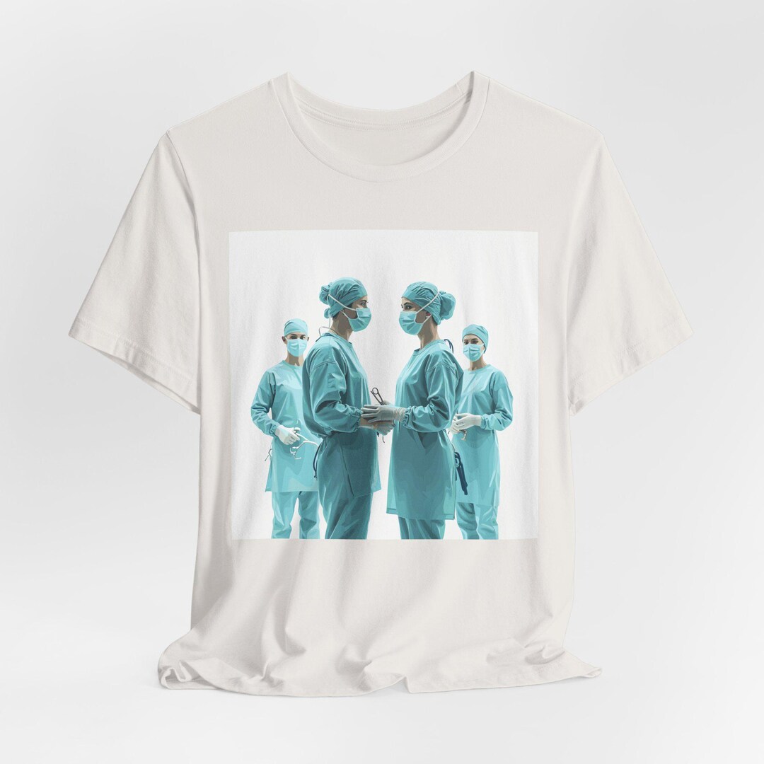 Surgical Team Double Exposure Unisex Tee, Operating Room Gift, Surgery ...