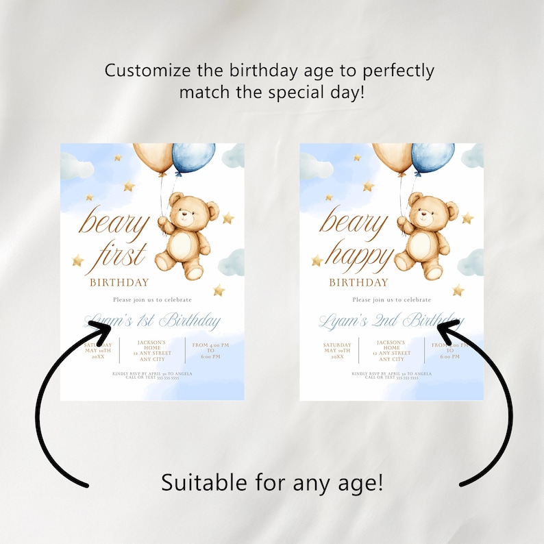 1st Birthday Teddy Bear Chocolate Wrappers, First Birthday Blue Candy ...