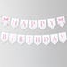 Editable Pink Bow Happy Birthday Banner, Pink Bow Printable Birthday ...