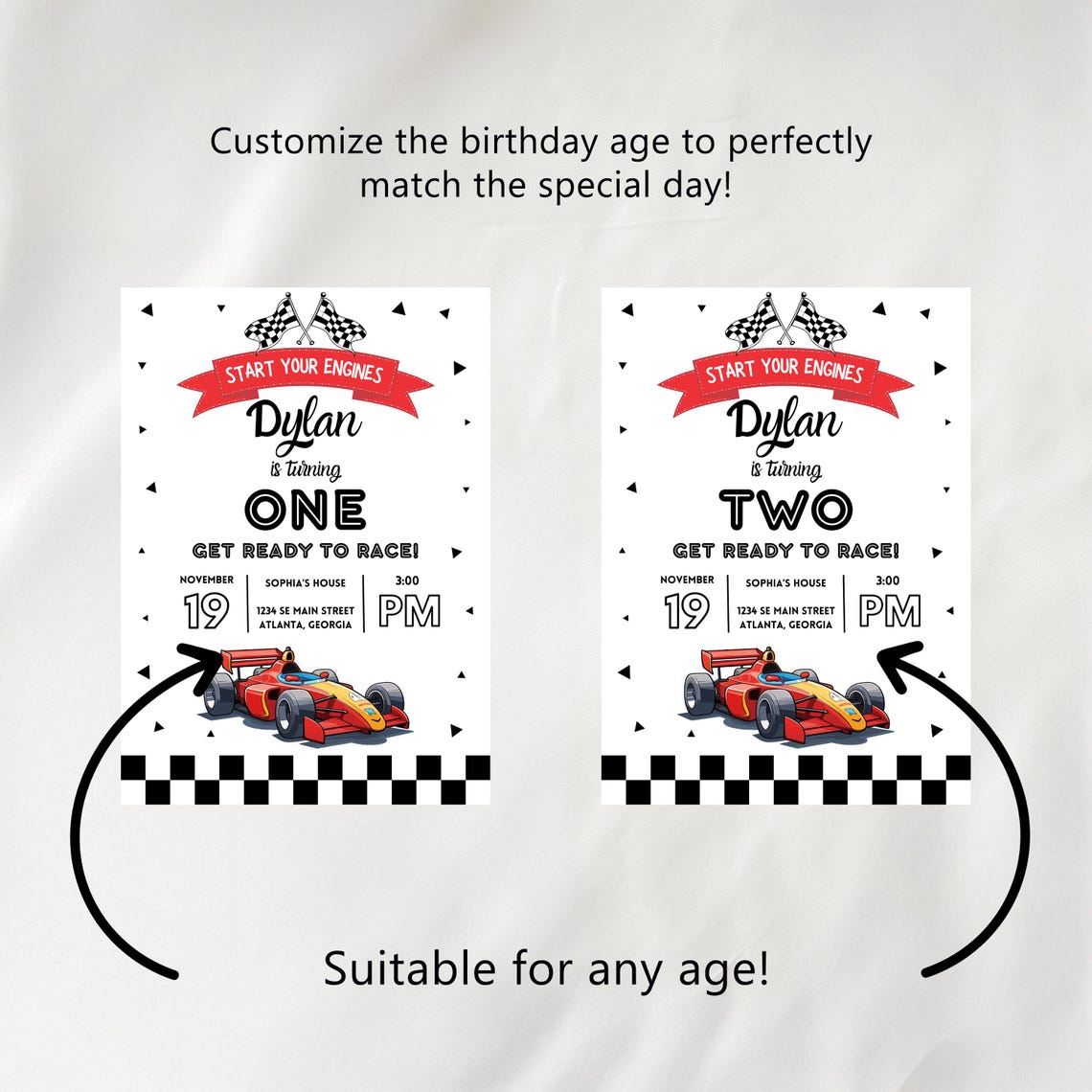 EDITABLE Racing Car Food Tags, Racing Car Party Buffet Label, Fast Car ...