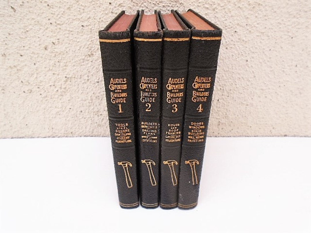 Carpenters' Books Volume Set 50s Black Hardcover Books - Etsy