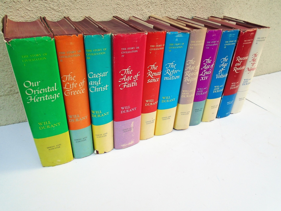 Will Durant Books, Western History, Complete Set, History of ...