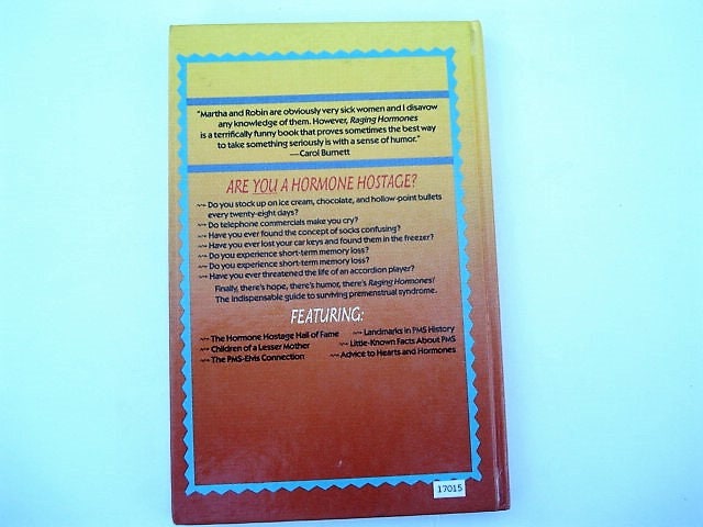 Humor Hardcover "raging Hormones" by Martha Williams & Robin Sheets ...