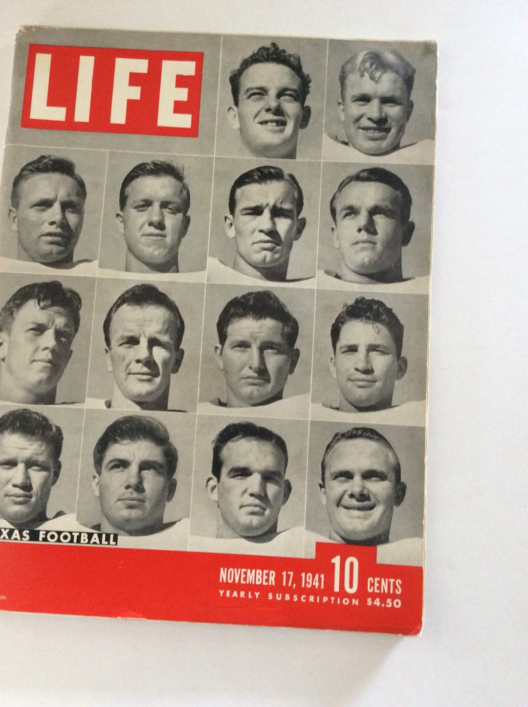 Life Magazine 1941 Vintage Football Magazine Texas Longhorns, Football ...