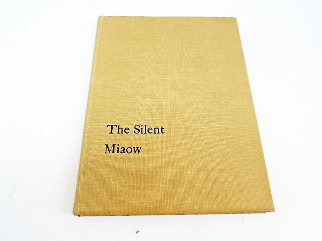 The Silent Miaow: Vintage Cat Lover's Hardcover Book by Paul Gallico - Etsy