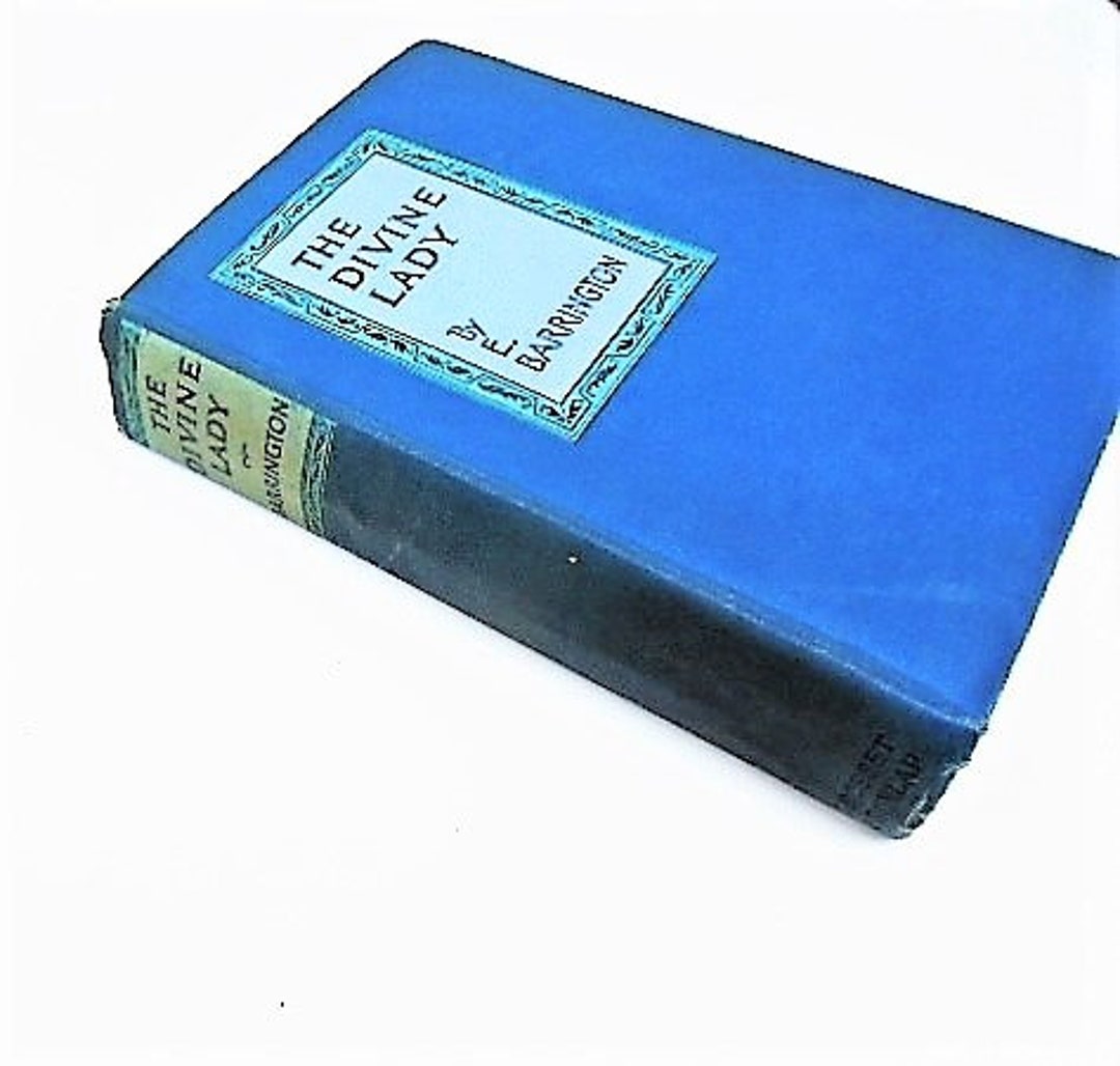 Vintage 20s Movie Adapted Novel "the DEVINE Lady" by E Barrington 1925 ...