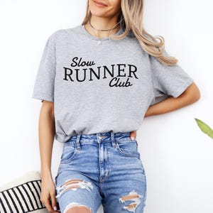 Slow Runner Club, Marathon Shirt, Run Tshirt, Running Shirts, Marathon ...